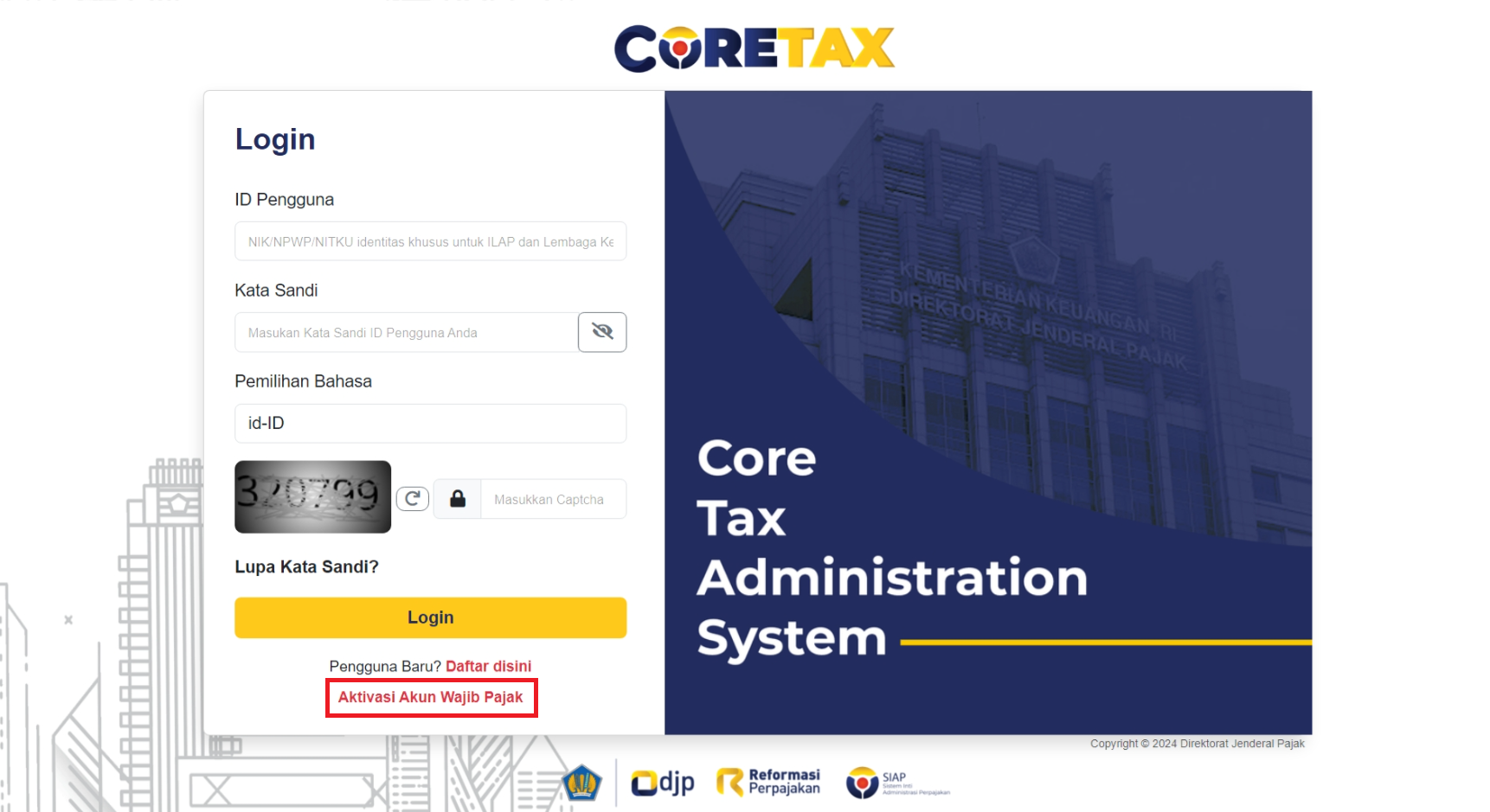 Implementasi Coretax DJP | Direktorat Jenderal Pajak